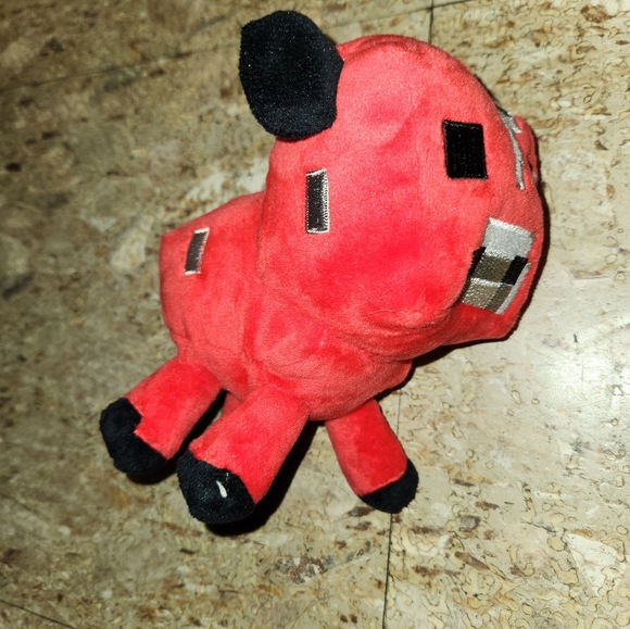 Toys | 6 Minecraft Mojang Red Bull Plush Stuffed Animal Toy | Poshmark